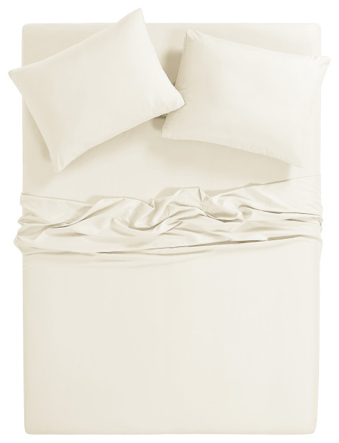 Well Being By Sunham T1200CVC Solid Sheet Set, California King ...