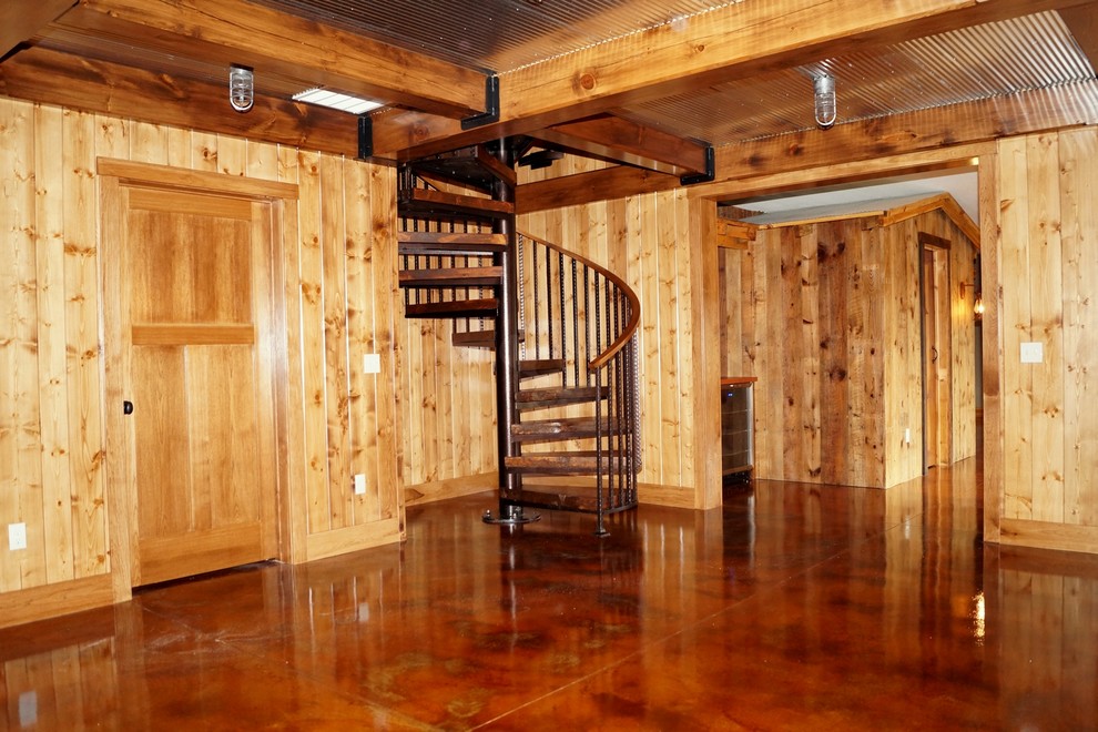 Mora, Minnesota Hunting Cabin - Rustic - Basement - Minneapolis - by ...