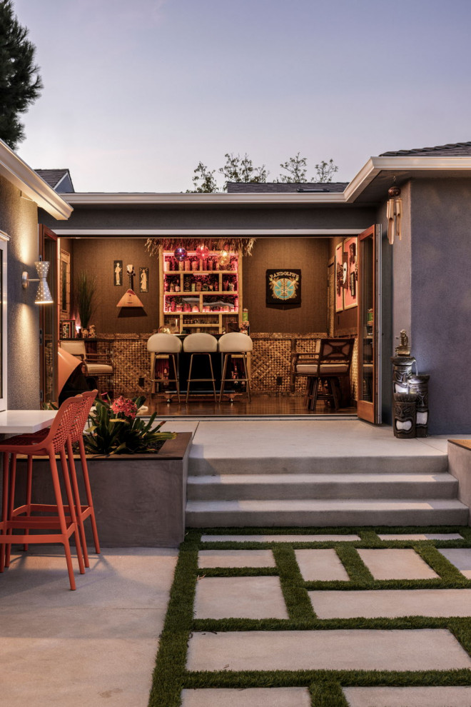 Tropical Modernism - ADU, Backyard remodel and an Addition in Burbank ...