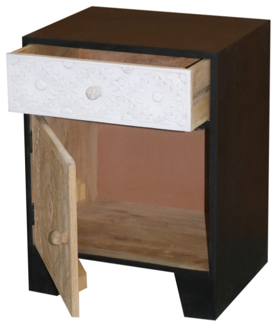 Outbound Multi Colored Accent Nightstand - Transitional - Nightstands ...