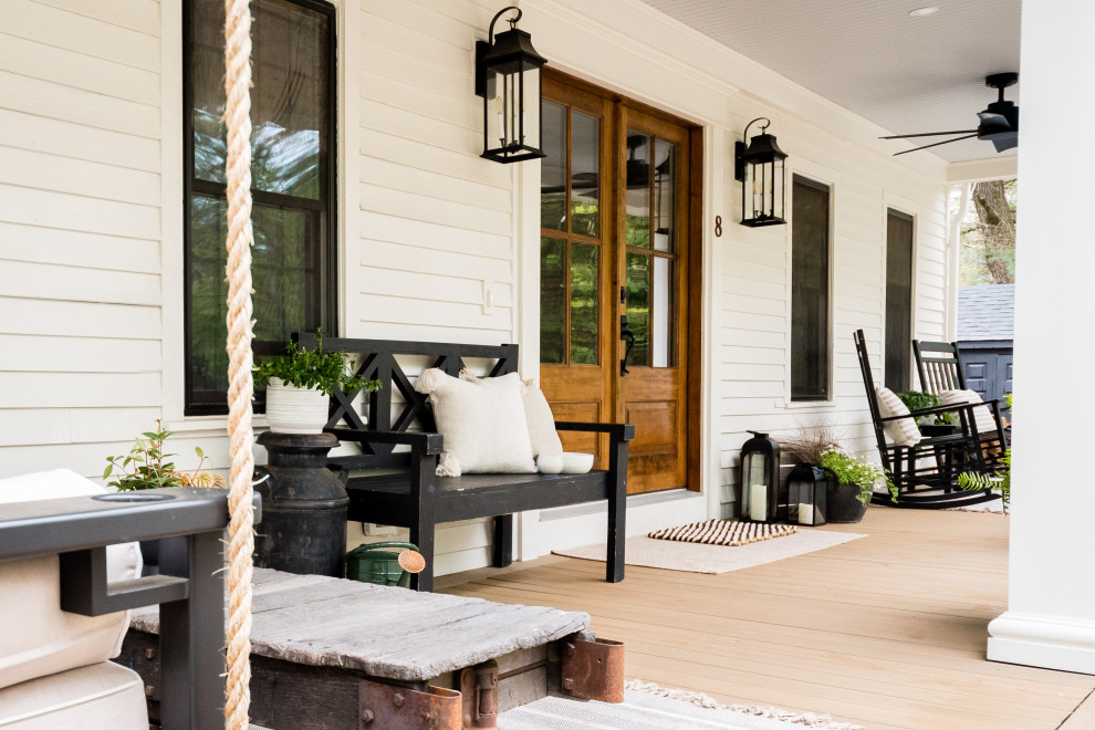 Farmer's Porch - Farmhouse - Porch - Boston - by J.P. Hoffman Design ...