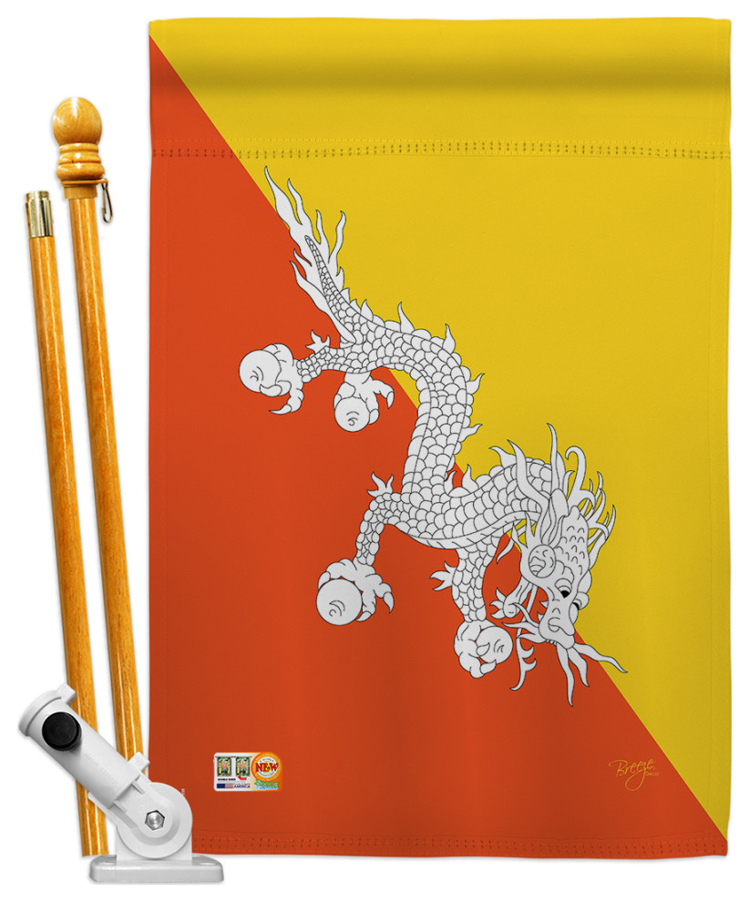 Bhutan Flags Of The World Nationality House Flag Set Modern Flags