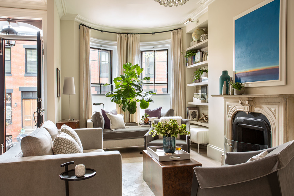 Modern Townhouse - Contemporary - Living Room - Boston - by Koo de Kir