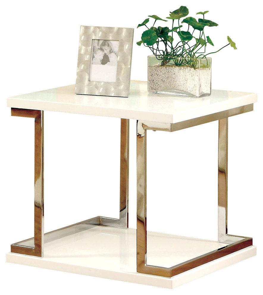 Reed Contemporary End Table - Contemporary - Side Tables And End Tables ...