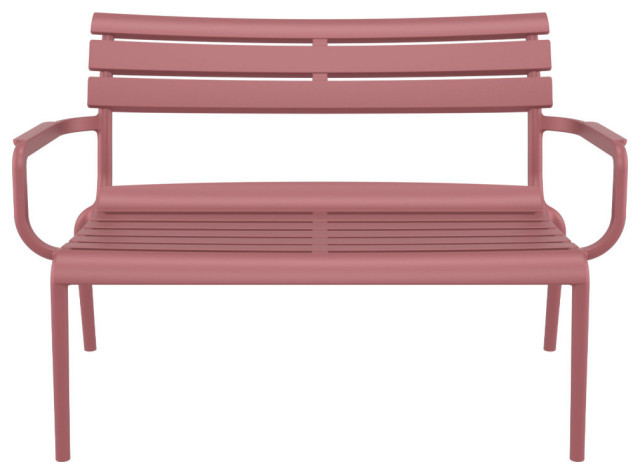 Paris Outdoor Bench - Contemporary - Outdoor Benches - by Compamia | Houzz
