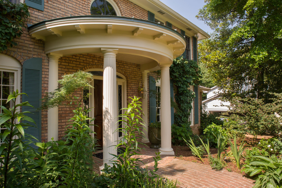 Classic Round Portico Addition - Traditional - Exterior - Atlanta - by ...