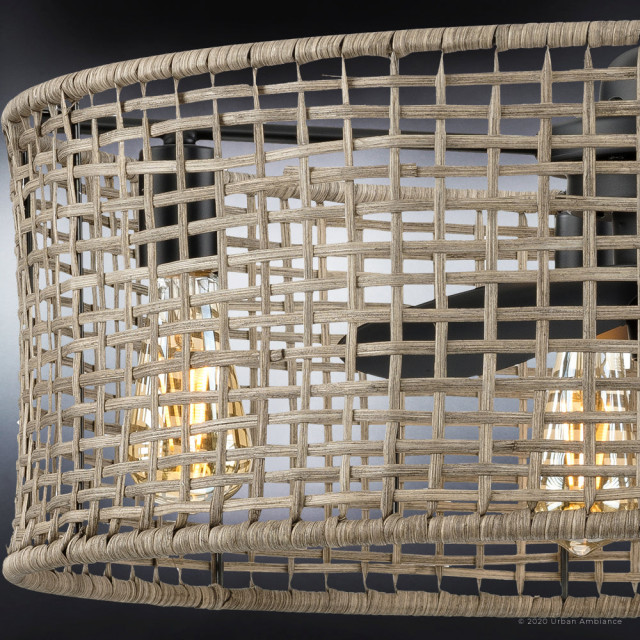 Luxury Bohemian Ceiling Fan, Midnight Black - Tropical - Ceiling Fans ...