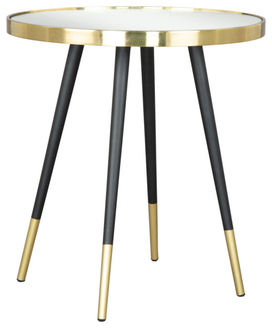 Jensen Side Table Gold and Black - Midcentury - Side Tables And End ...