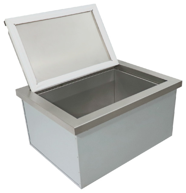 304 Stainless Steel Steel Drop-In Cooler/Ice Container Includes ...