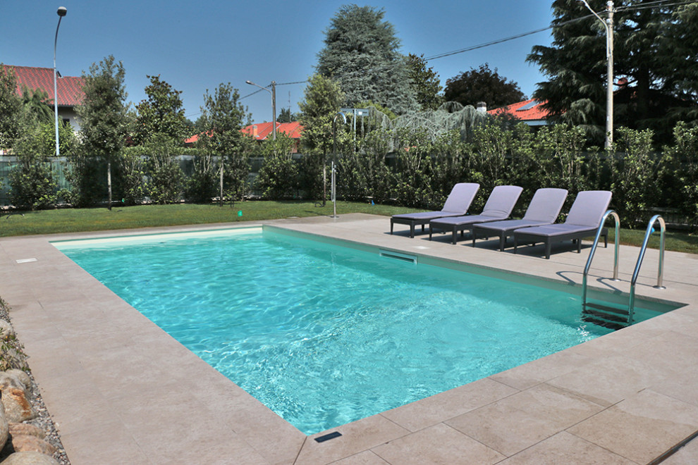 Pavimentazione esterna per piscina in Santo Stefano Ticino - Pool ...