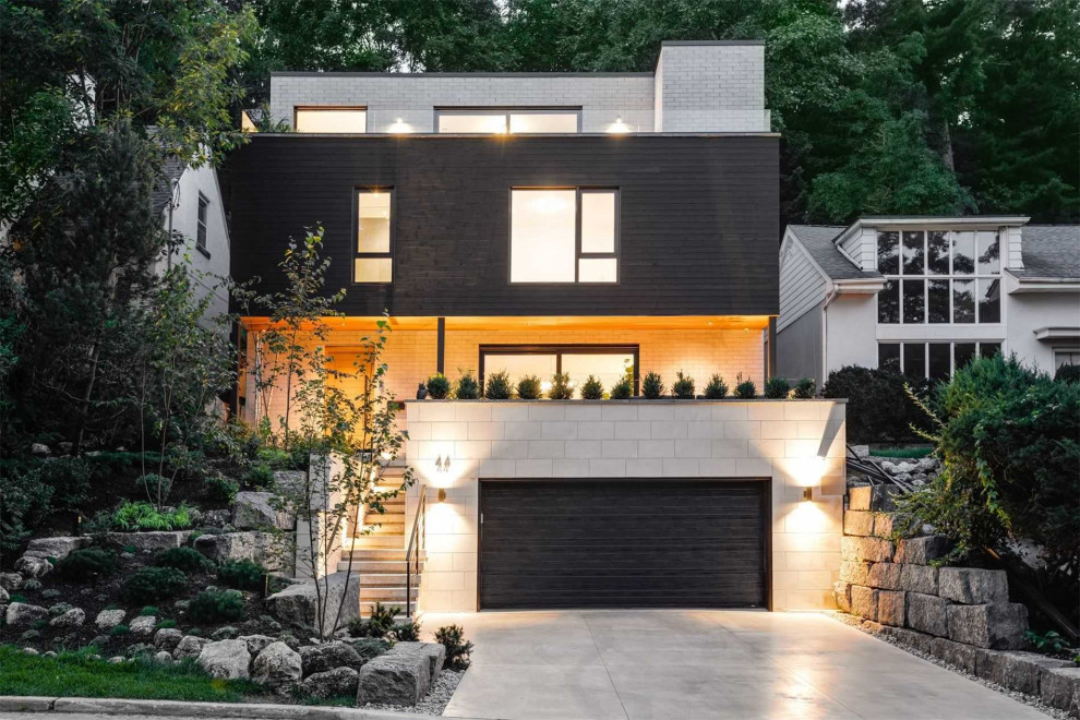 Luxury Custom Home On Ellis Park - Scandinavian - Exterior - Toronto ...