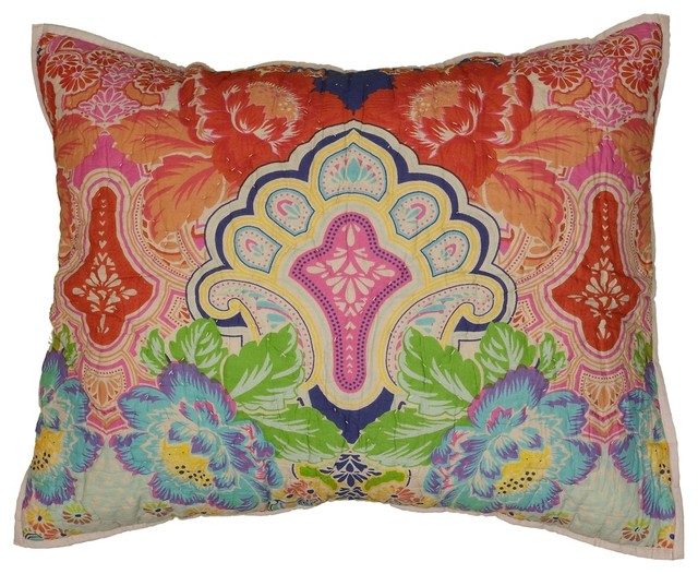 Rizzy Home 20"x26" Standard Sham - Mediterranean - Pillowcases And ...