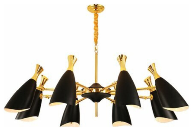 Bursa Black Pendant - Midcentury - Chandeliers - by HomeCraftDecor | Houzz