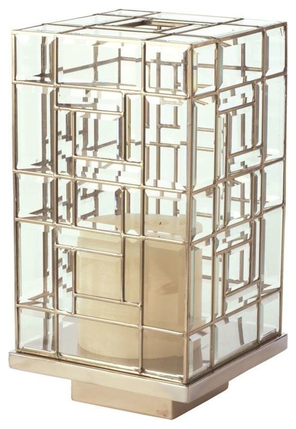 Dimond Home Glass Hurricane, Small, Large - Contemporary ...