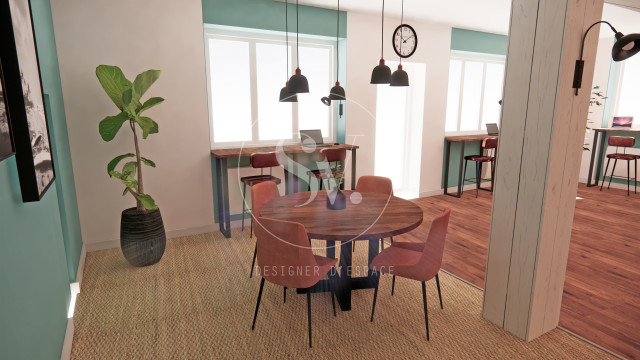 Aménagement d'un espace coworking - Bord de Mer - Salle à Manger ...