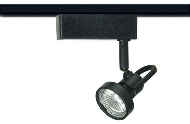 1 Light MR16 12V Track Head Cast Ring - Transitional - Track Heads And ...