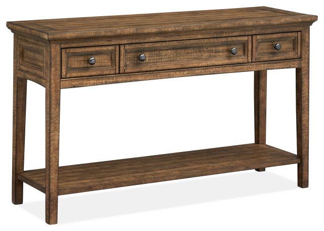 Rectangular Sofa Table - Rustic - Console Tables - by Magnussen Home ...