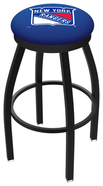 Holland L8B2B New York Rangers 30" Swivel Bar Stool - Black ...