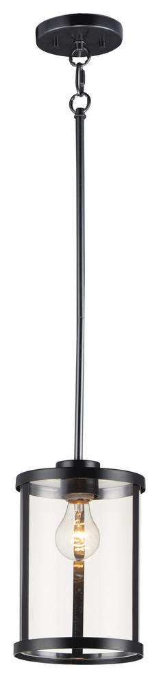 Maxim Sentinel One Light Mini Pendant 25252CLBK - Transitional ...
