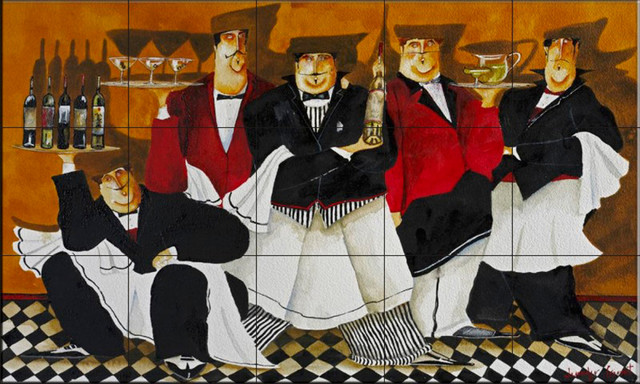 Tile Mural, Order Up by Jennifer Garant, 36" x 24" (24 Tiles ...