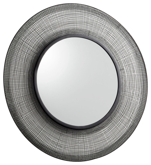 Matrix Mirror, Graphite - Industrial - Wall Mirrors - by Hudson Home ...