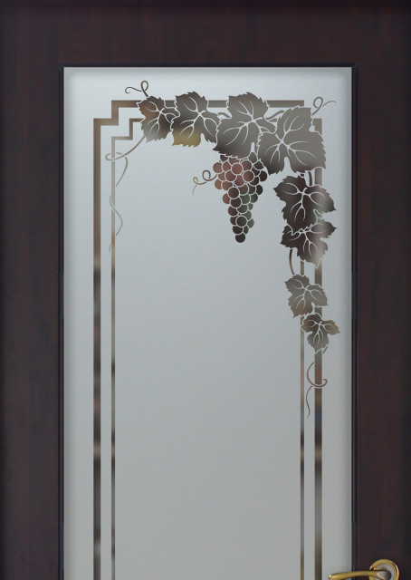 Pantry Door - Vineyard Grapes Garland - Primed - 28" x 80" - Book/Slab ...