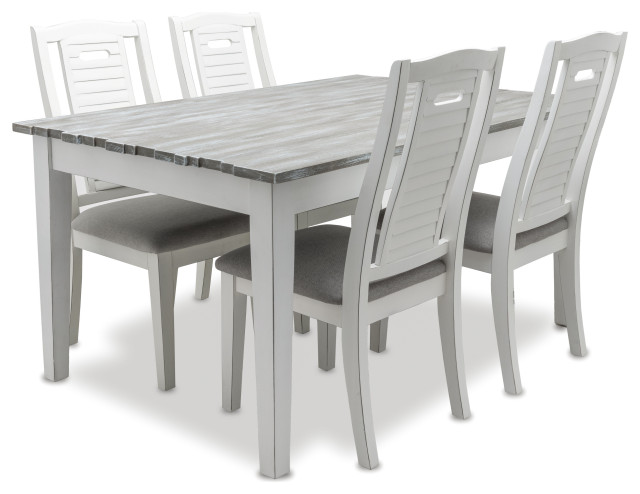 Picket Fence Dining Table - Farmhouse - Dining Tables - by Sea Winds ...