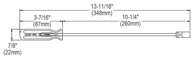 LK350 Extra Long Sink Screwdriver - Contemporary - Kitchen Sink ...