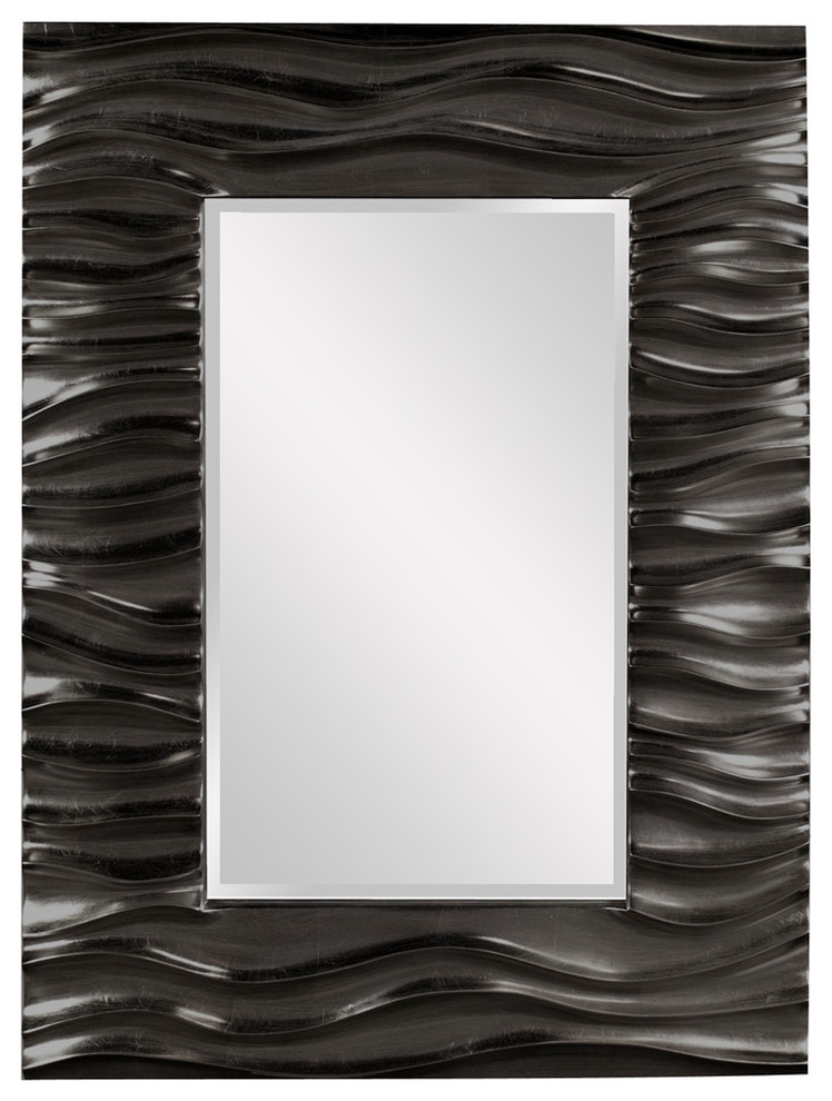 Howard Elliott Zenith Mirror, 31"x39"x2" - Transitional - Bathroom ...