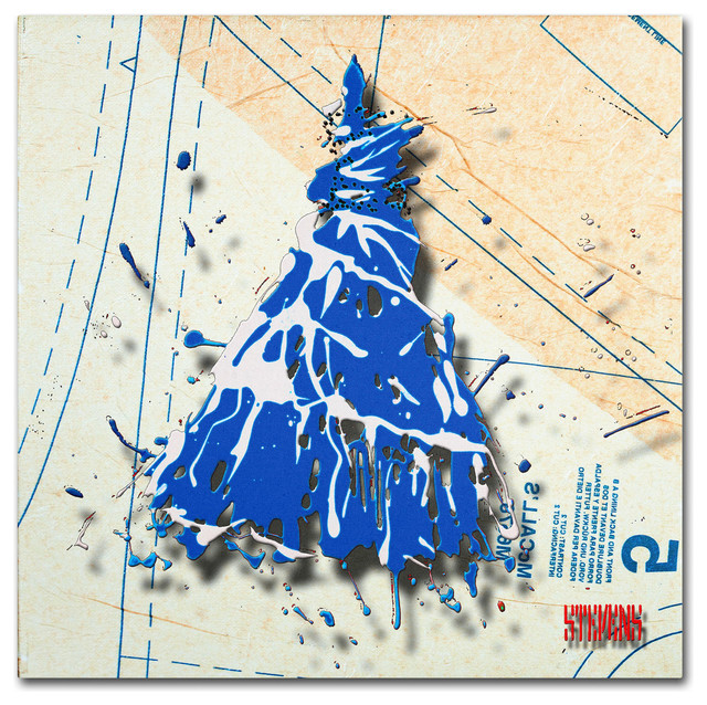 'Shoulder Dress Blue n White' Canvas Art by Roderick Stevens, 35" x 35 ...