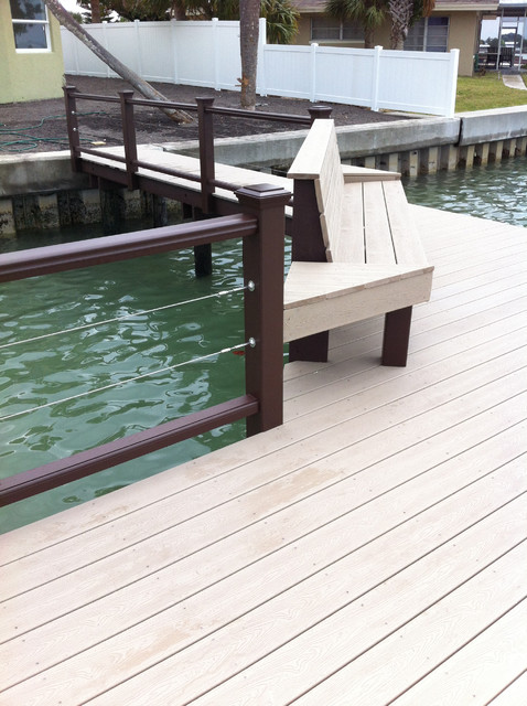 Decks & Docks Railing Projects - Contemporary - Deck - Tampa - by Decks ...