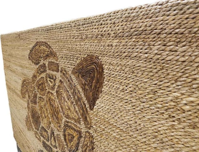 Turtle Weave Queen Headboard, Natural - Beach Style - Headboards - by ...