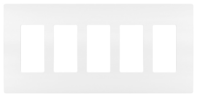 Legrand Radiant Screwless Wall Plate Plastic Sub Plate 5G, White ...