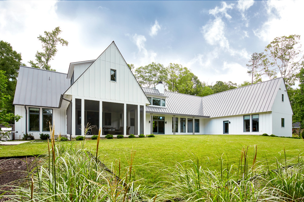 Modern Suburban Home - Farmhouse - Exterior - Richmond - by Patrick ...