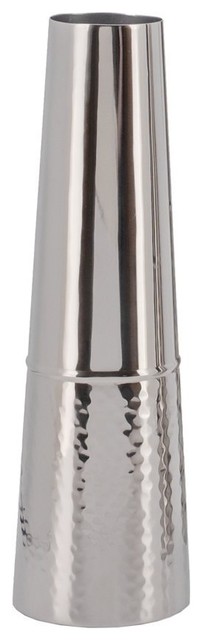 Torre and Tagus Lipstick Stainless Steel Vase, Small - Contemporary ...