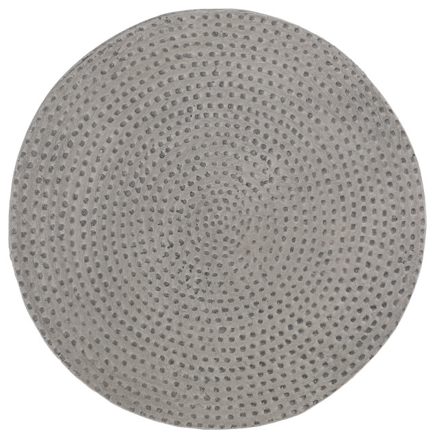 Alcona Outdoor Lightweight Concrete Side Table, Concrete Finish ...