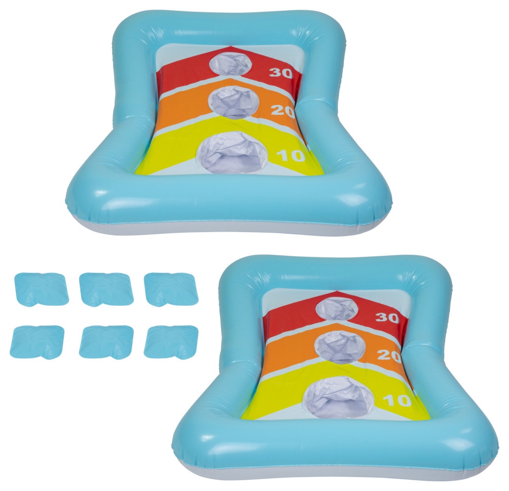 Inflatable Bean Bag Toss Swimming Pool Game - Modern - Pool Toys And ...
