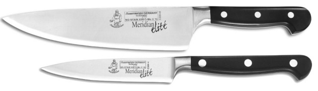 Messermeister Meridian Elite 2 Piece Knife Set - Transitional - Knife ...