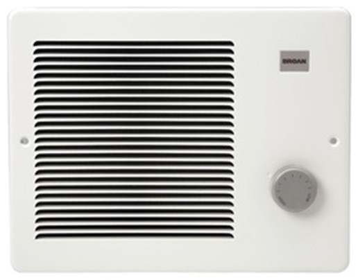 Residential Electric Wall Heater, White - Space Heaters - by Buildcom ...
