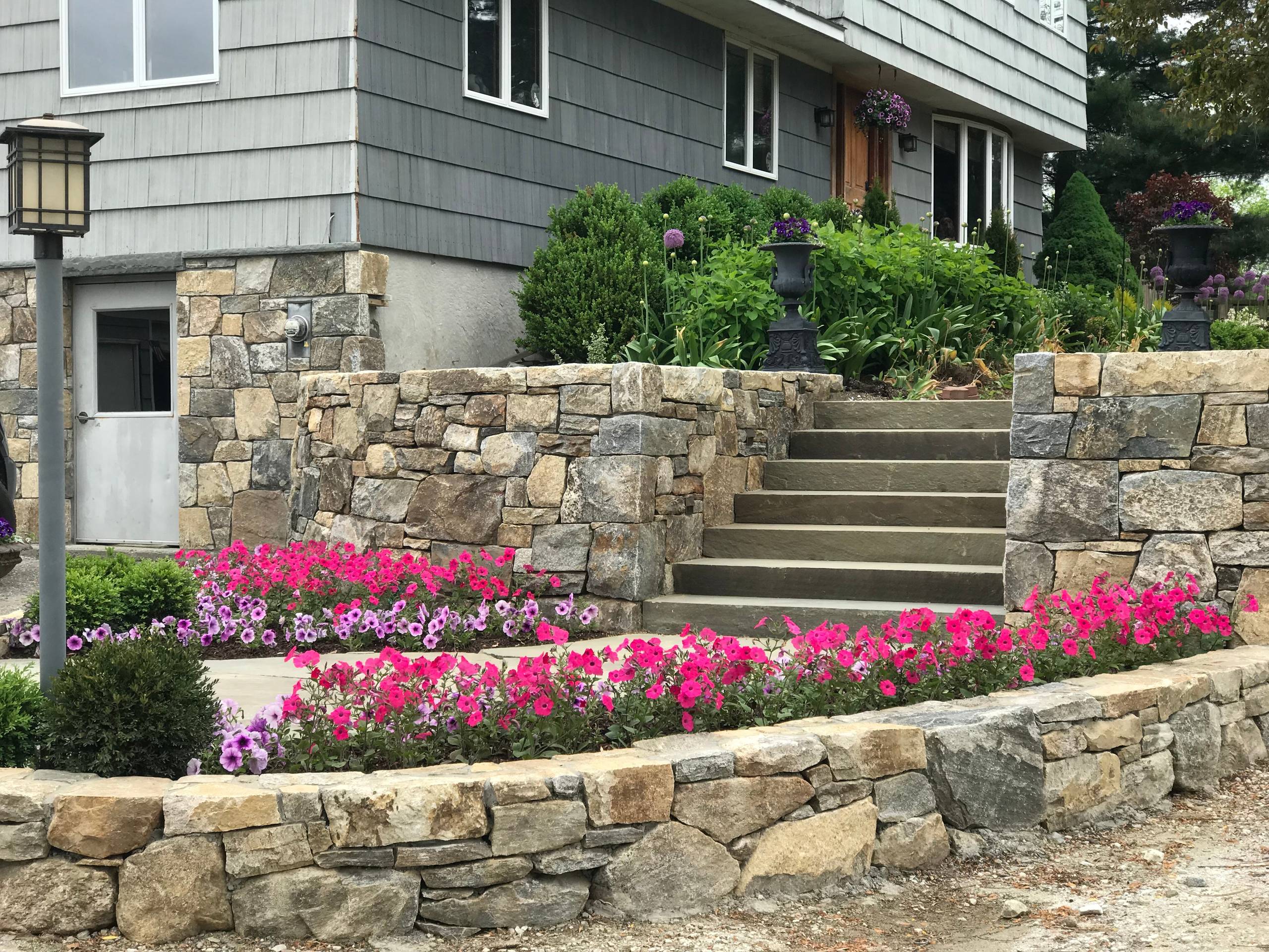 Stone Veneer Over Foundation