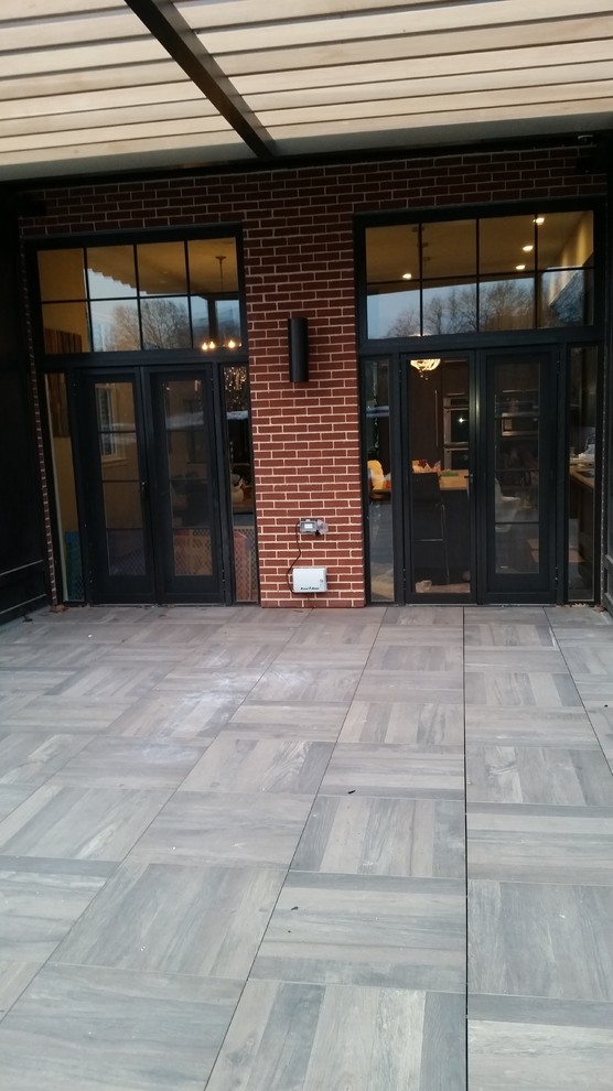 Completed pedestal paver deck system - Modern - Philadelphia - by ...