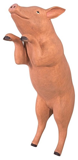 Hop Over Hog Pig Statue - Traditional - Garden Statues And Yard Art ...