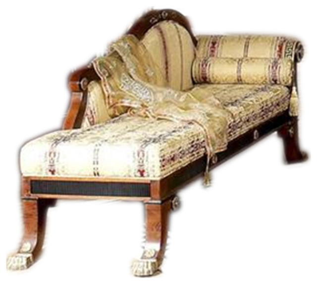 Infinity Empire Chaise Lounge - Traditional - Indoor Chaise Lounge ...