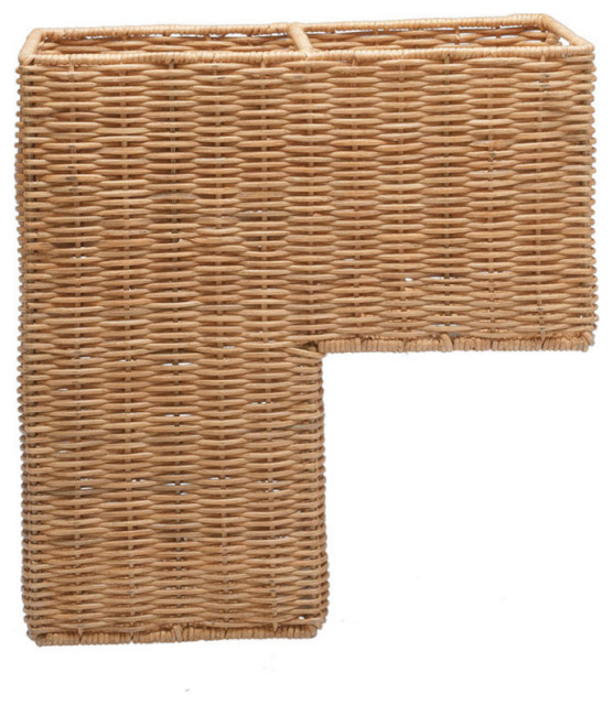 Wicker Step Basket - Tropical - Baskets - Other - by KOUBOO | Houzz