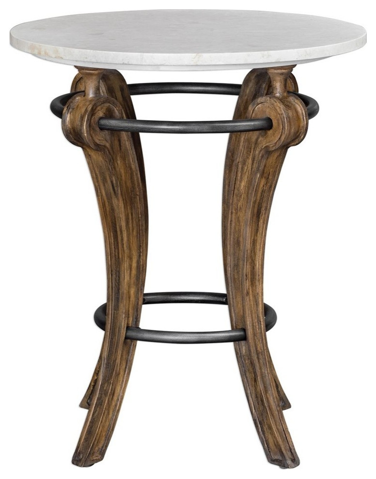 Uttermost Maryan Marble Accent Table 25424 - Traditional - Side Tables And End Tables - by ...