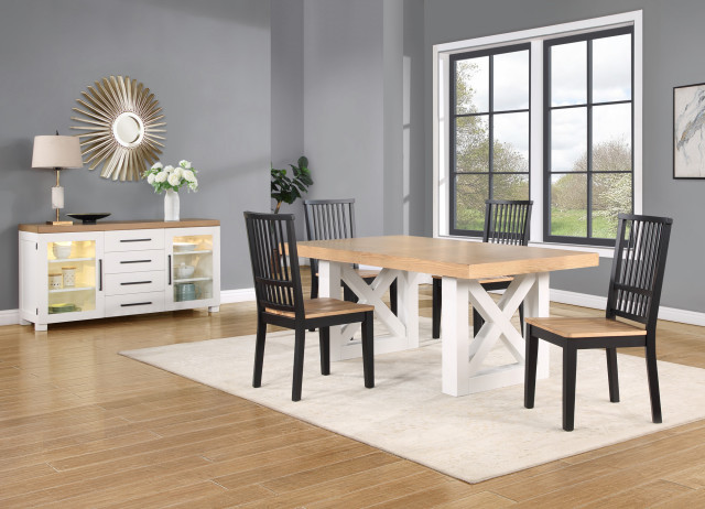Magnolia Dining Table - Transitional - Dining Tables - by Steve Silver ...