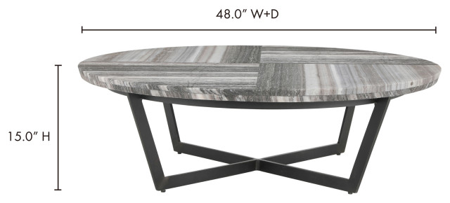 Zelda Coffee Table - Transitional - Coffee Tables - by Timeout PRO | Houzz