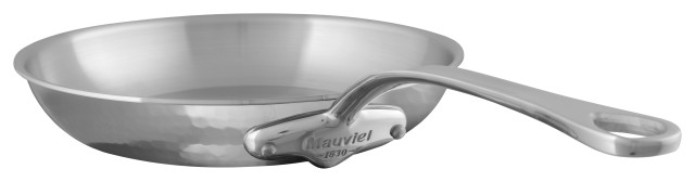 Mauviel M'Elite Hammered Frying Pan With Cast Stainless Steel Handle ...