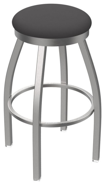 Holland Misha 802 25" Swivel Counter Stool - Stainless/Canter Storm ...
