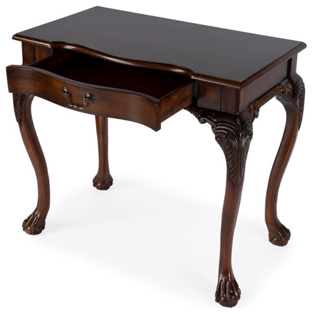 Butler Specialty Company Dupree Wood Writing Desk - Cherry Brown ...